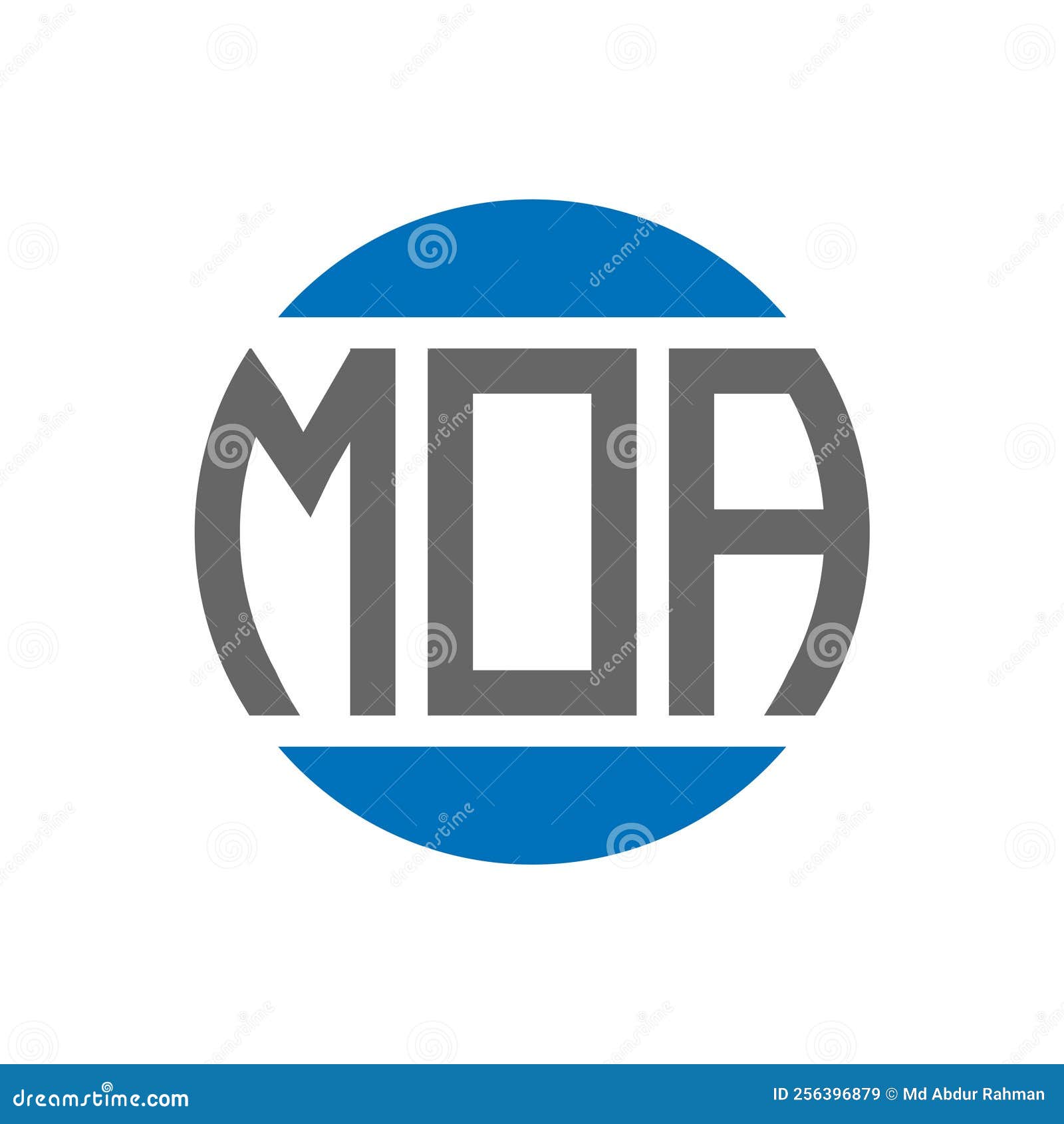 MOA Letter Logo Design on White Background. MOA Creative Initials ...