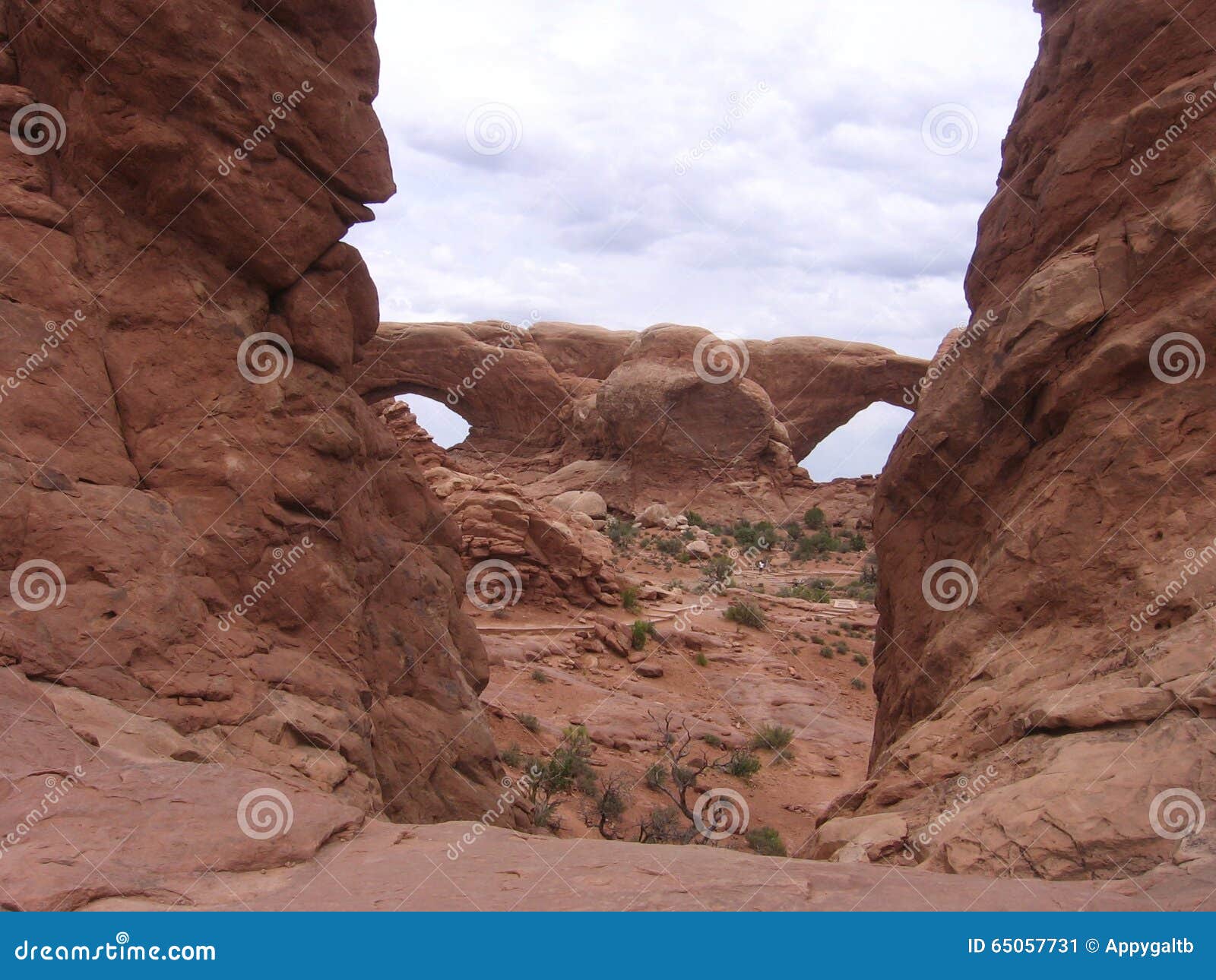 Moab Arches stock image. Image of moab, destination, serenity - 65057731