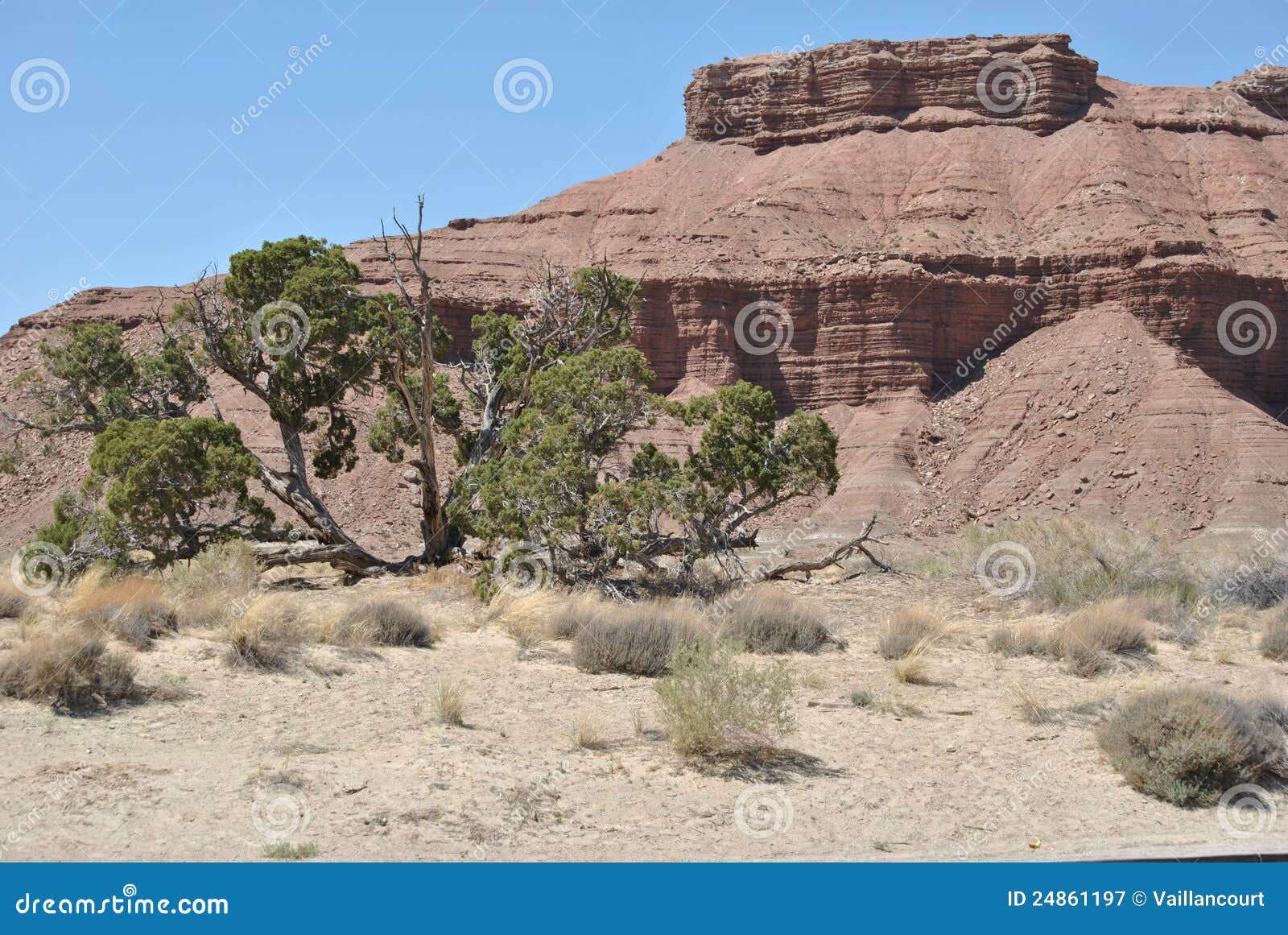 Moab Desert stock image. Image of vast, desert, sparse - 24861197