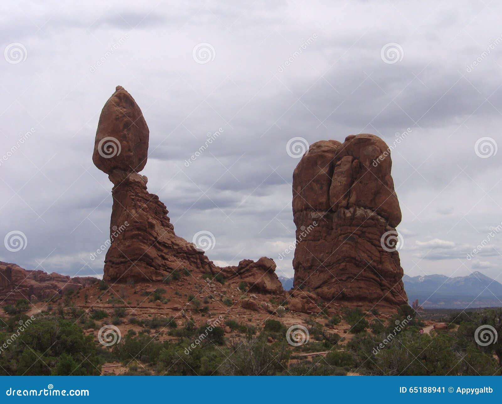 Moab rock formations stock image. Image of national, destination - 65188941