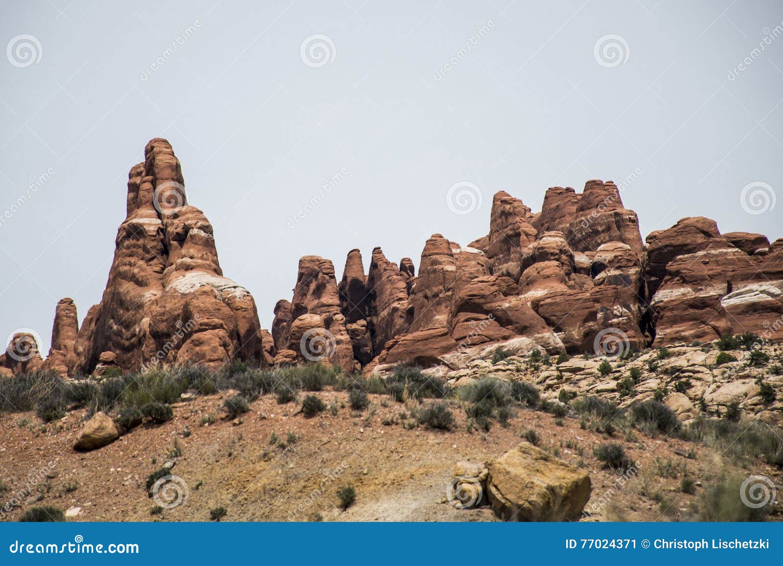 Moab Utah Arches National Parc Rocks 6 Stock Image - Image of erosion ...