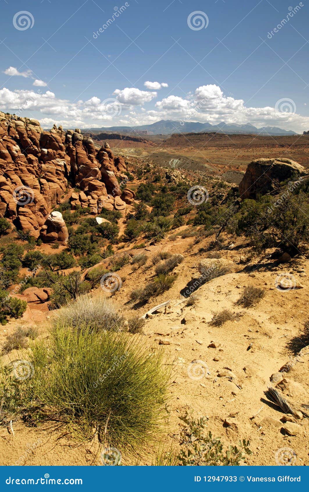 Moab Utah Red Rock Desert stock image. Image of hiking - 12947933