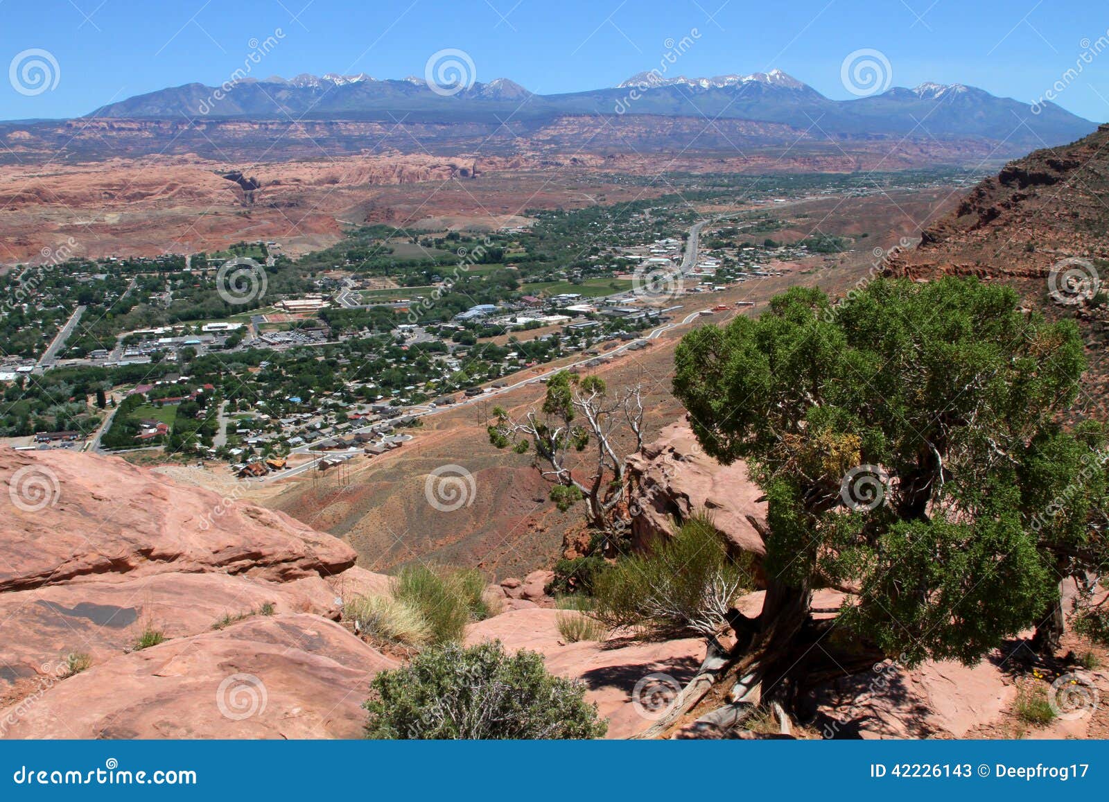 Moab, Utah stock image. Image of height, slickrock, river - 42226143