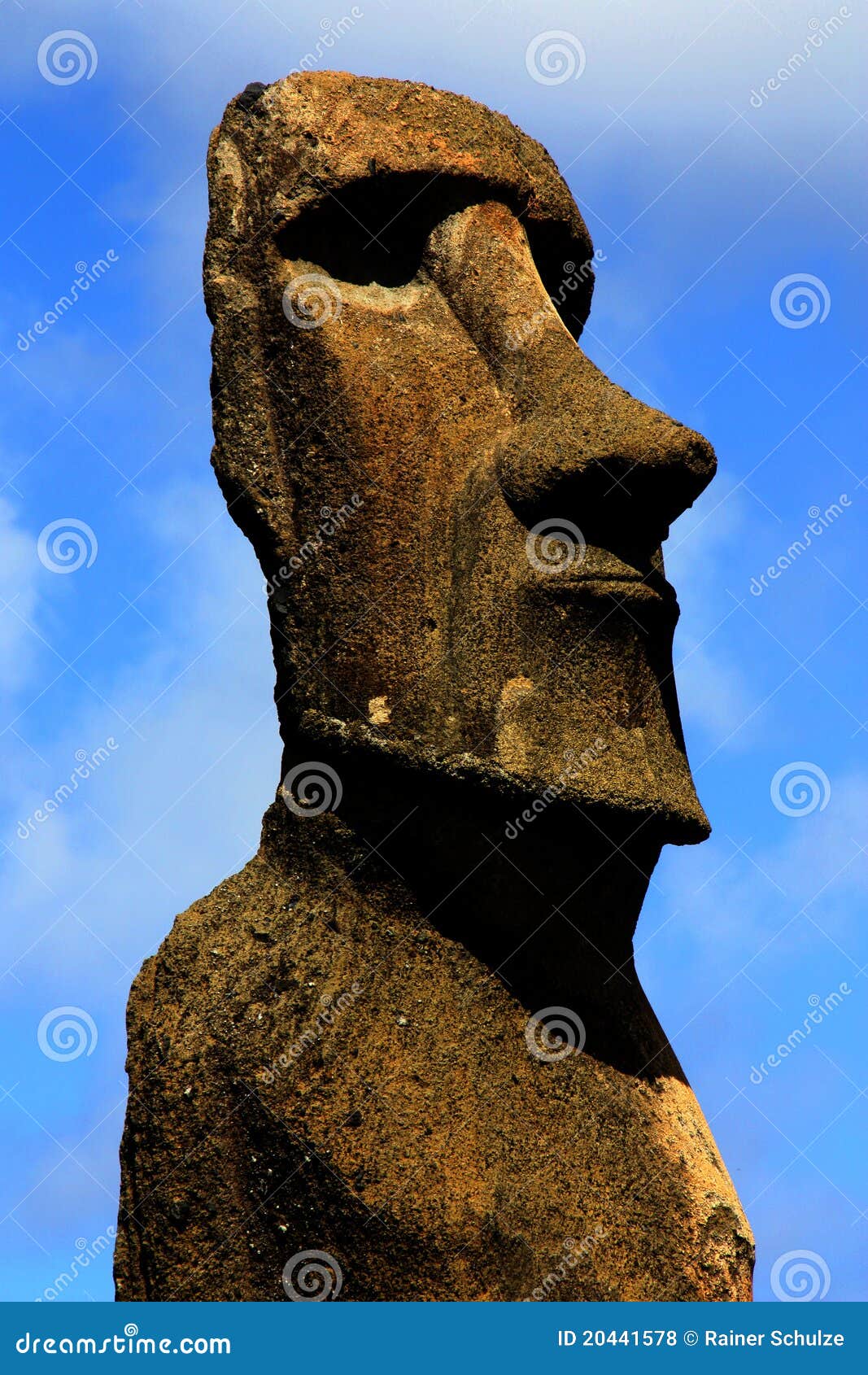 Moai stock photo. Image of figure, moai, island, ancient - 20441578