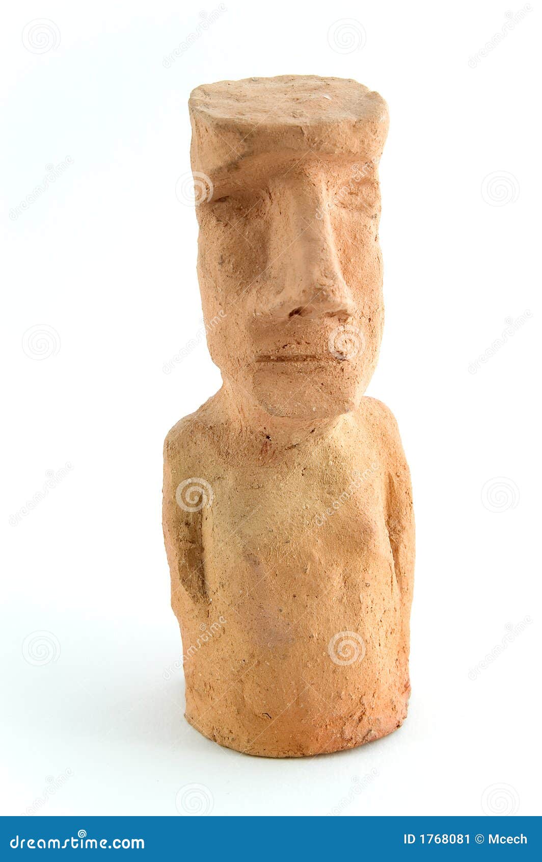 Moai Clay Model. Stock Image | CartoonDealer.com #1768081