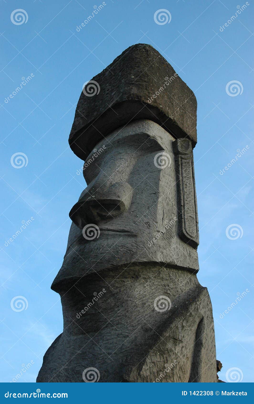 Moai statue stock photo. Image of statue, island, moai - 1422308