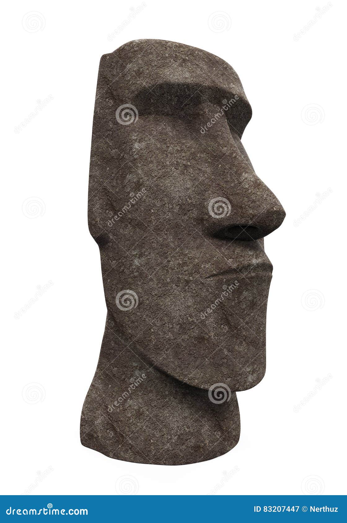 Moai Statue Doodle Icon, Vector Color Line Illustration | CartoonDealer ...