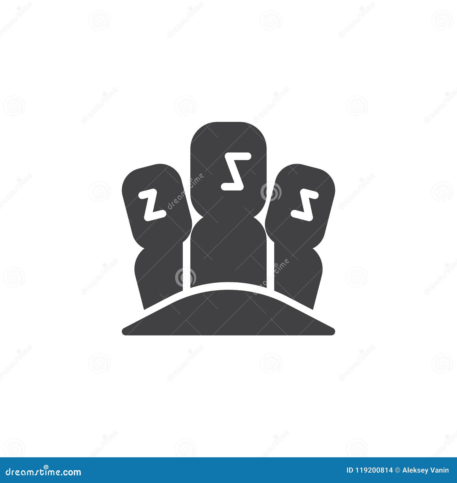 Vector Set Of Idols Flat Symbols Isolated On White Background ...