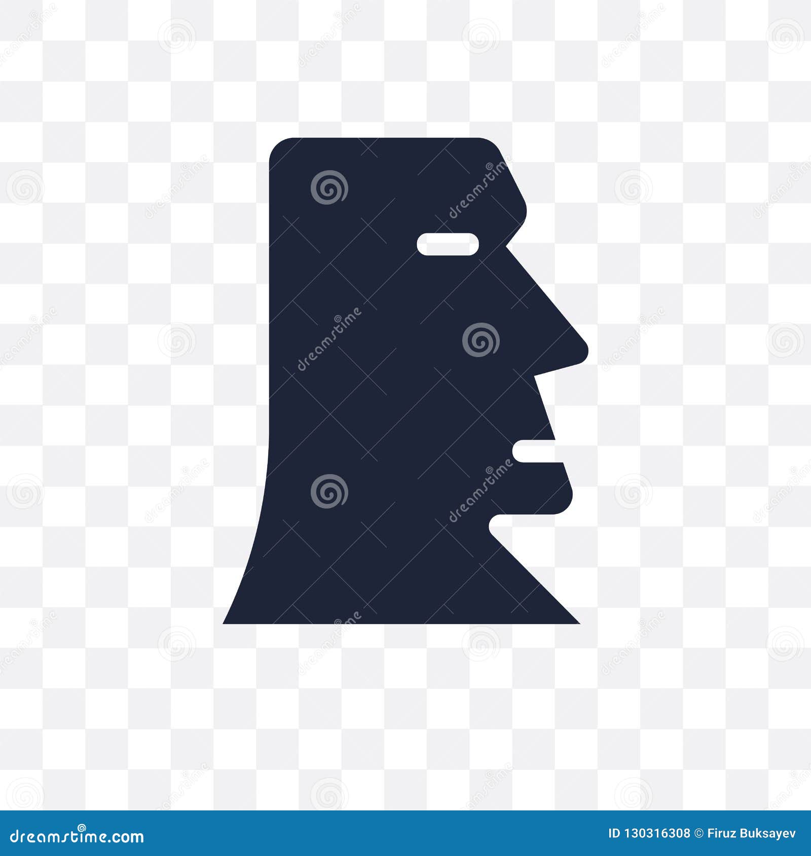 Moai Transparent Icon. Moai Symbol Design from Architecture Coll Stock ...