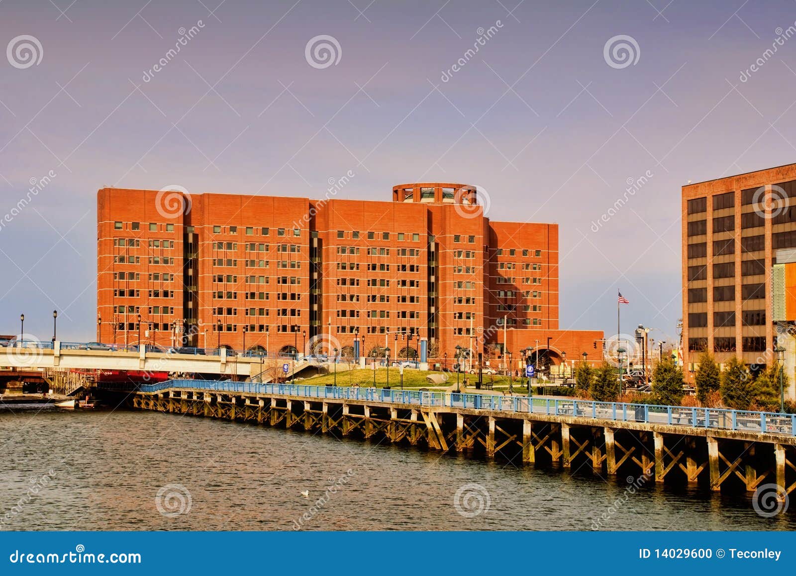 Moakley Courthouse Side View Stock Photo - Image of england, recreation ...