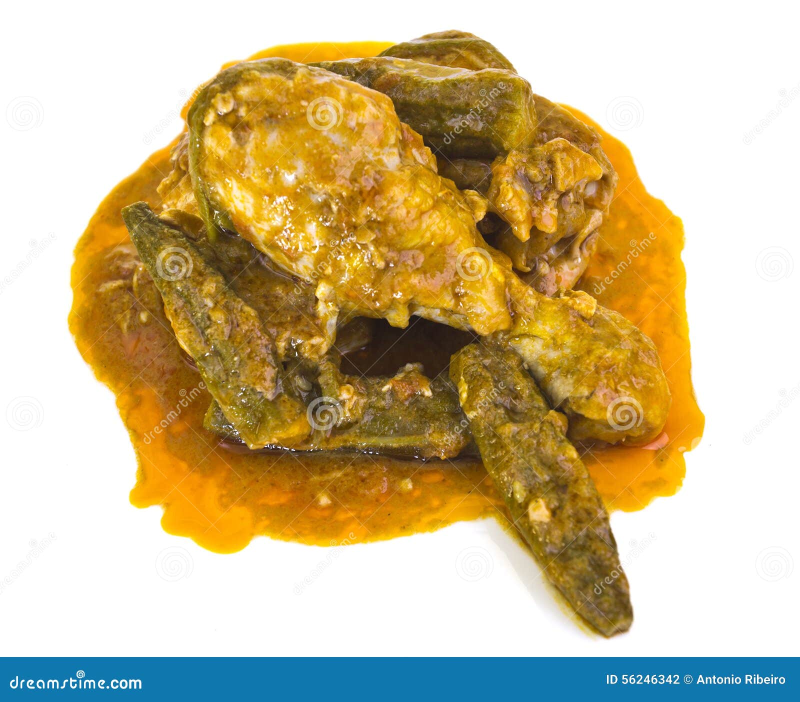 Moamba de Galinha foto de stock. Imagem de galhos, quiabo - 56246342