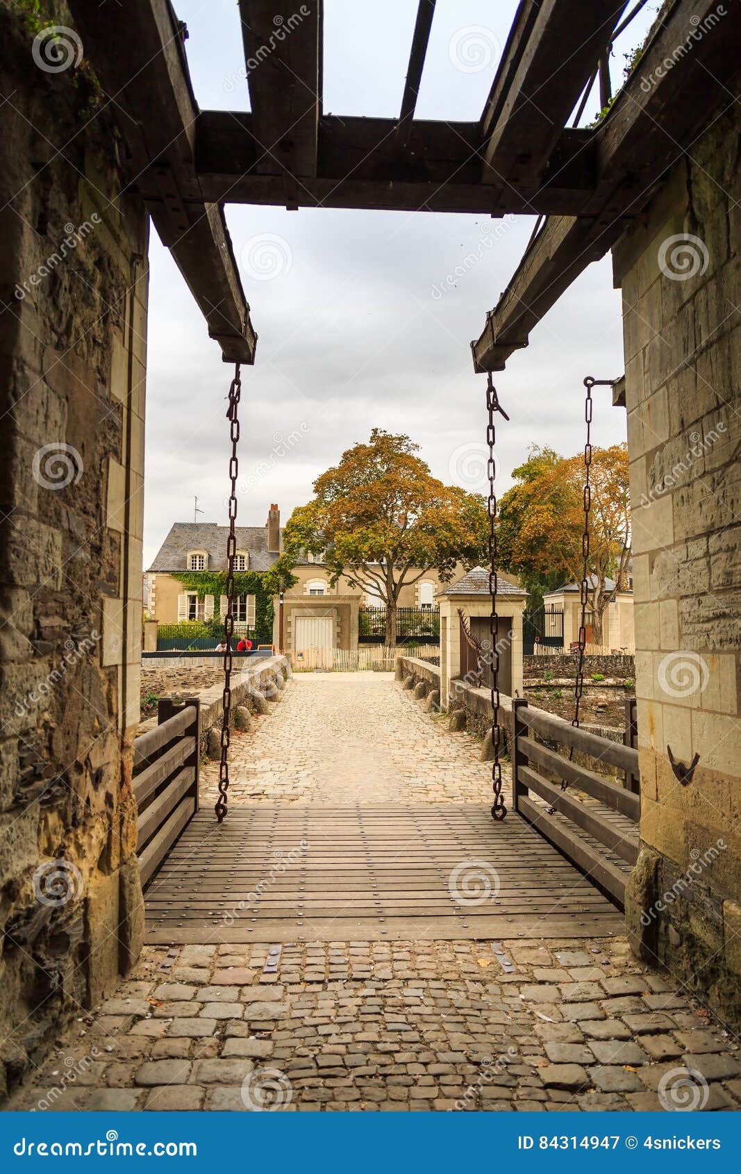 Moat and Drawbridge of Ancient Castle Editorial Photography - Image of ...