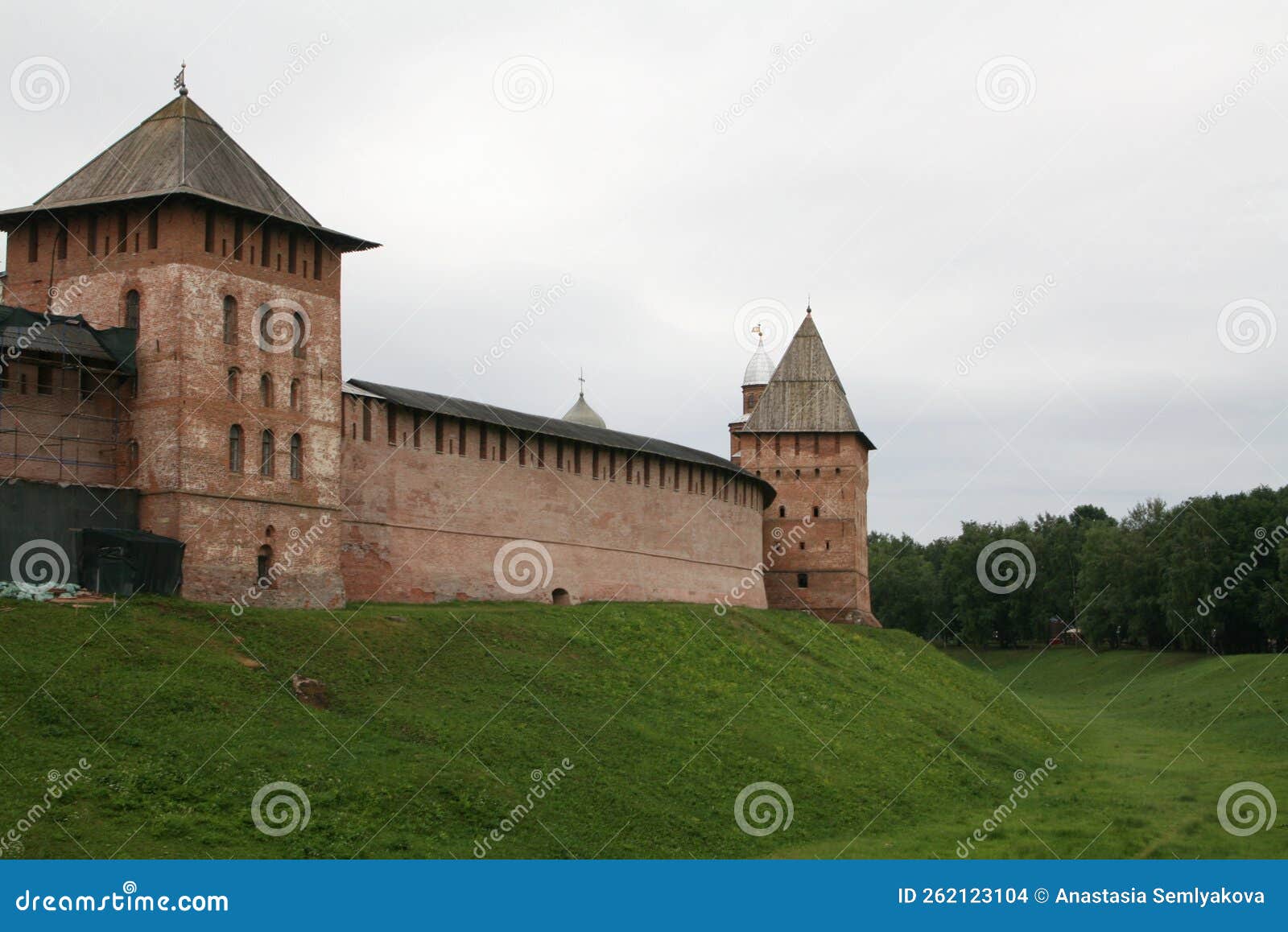 Moat in front of fortress editorial stock image. Image of building ...