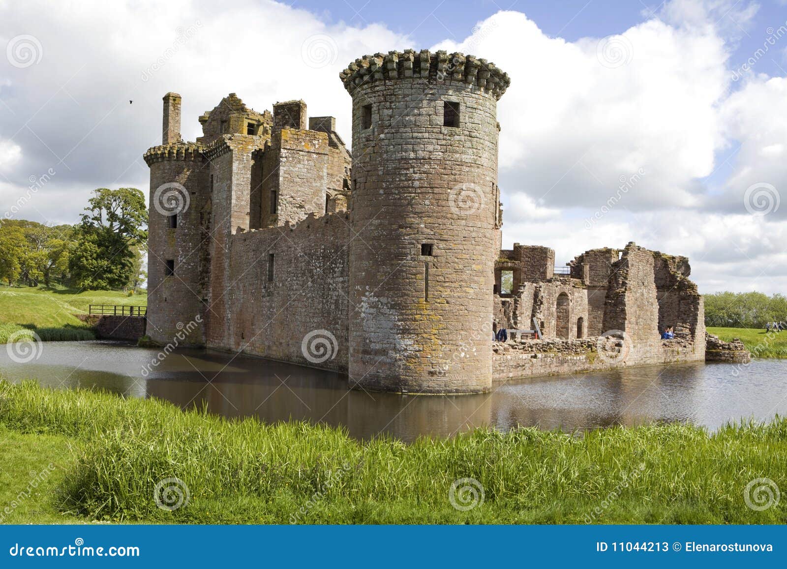 Moated Castle In Dornum Stock Photography | CartoonDealer.com #93551300