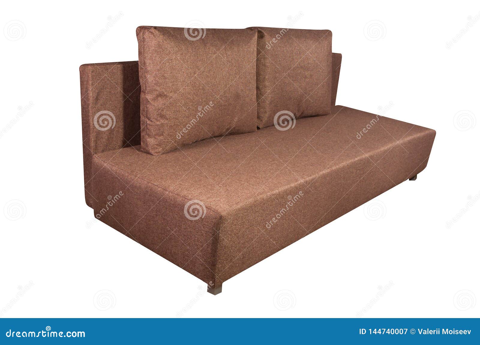 Mob?lia Do Sof? De Brown Isolada No Fundo Branco Imagem de Stock - Imagem de interior, isolado ...