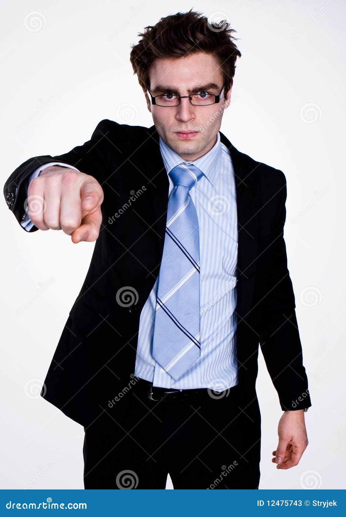 Mobbing at work stock image. Image of business, laptop - 12475743