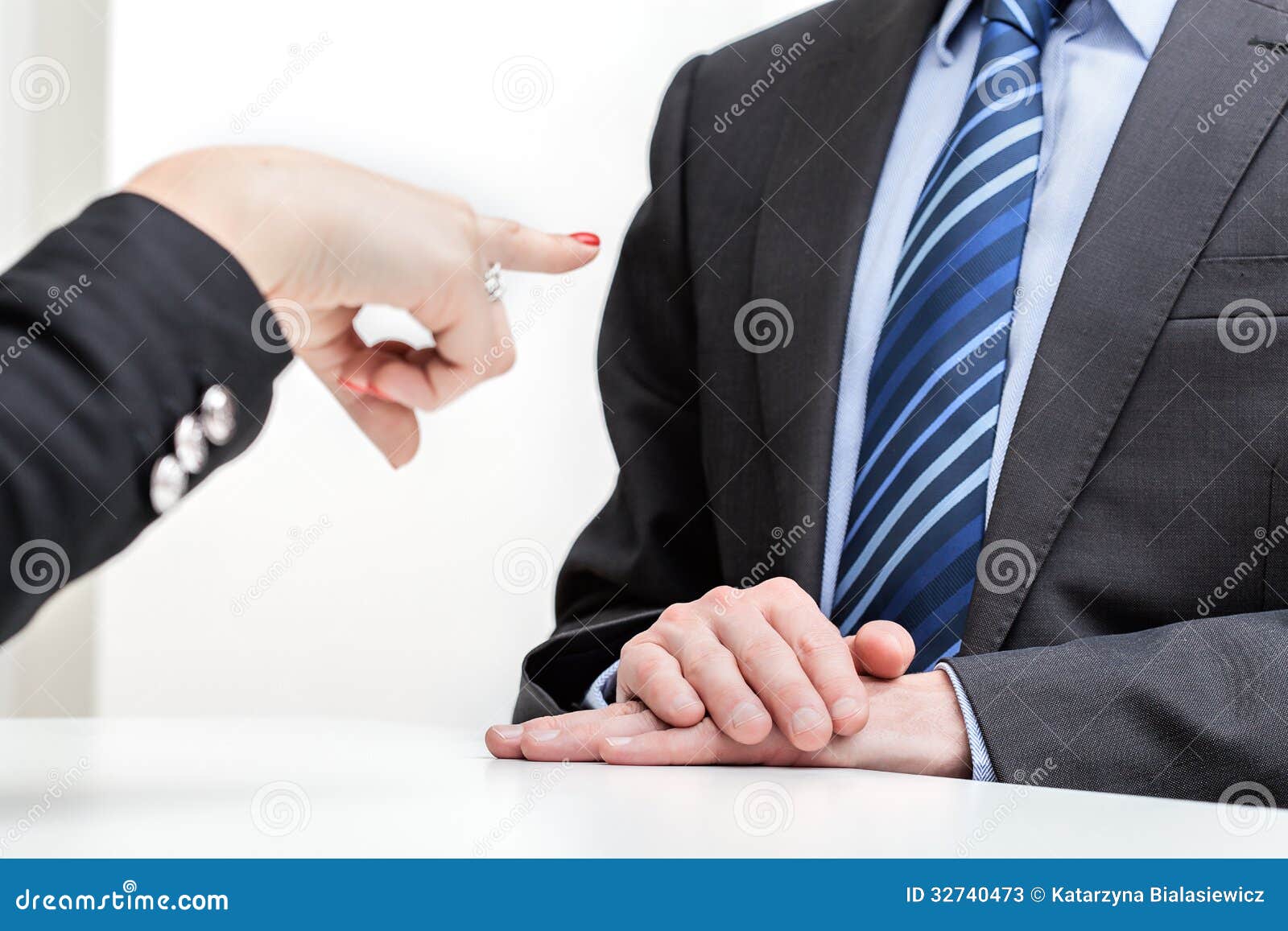 Mobbing at work stock image. Image of deal, businesswoman - 32740473