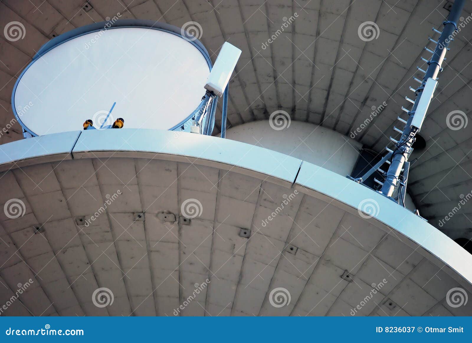 Base Station Or Base Transceiver Station. Telecommunication Tower ...