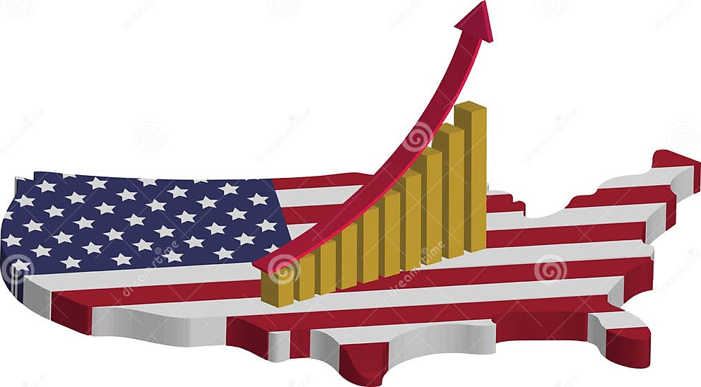 The American Economy is Booming Stock Vector - Illustration of vector ...