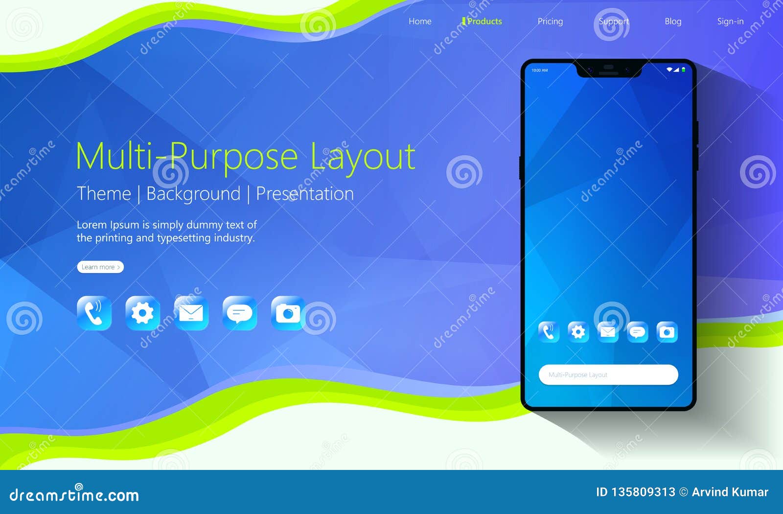 MobileWeb Page Design Templates for Business ,advertising and ...