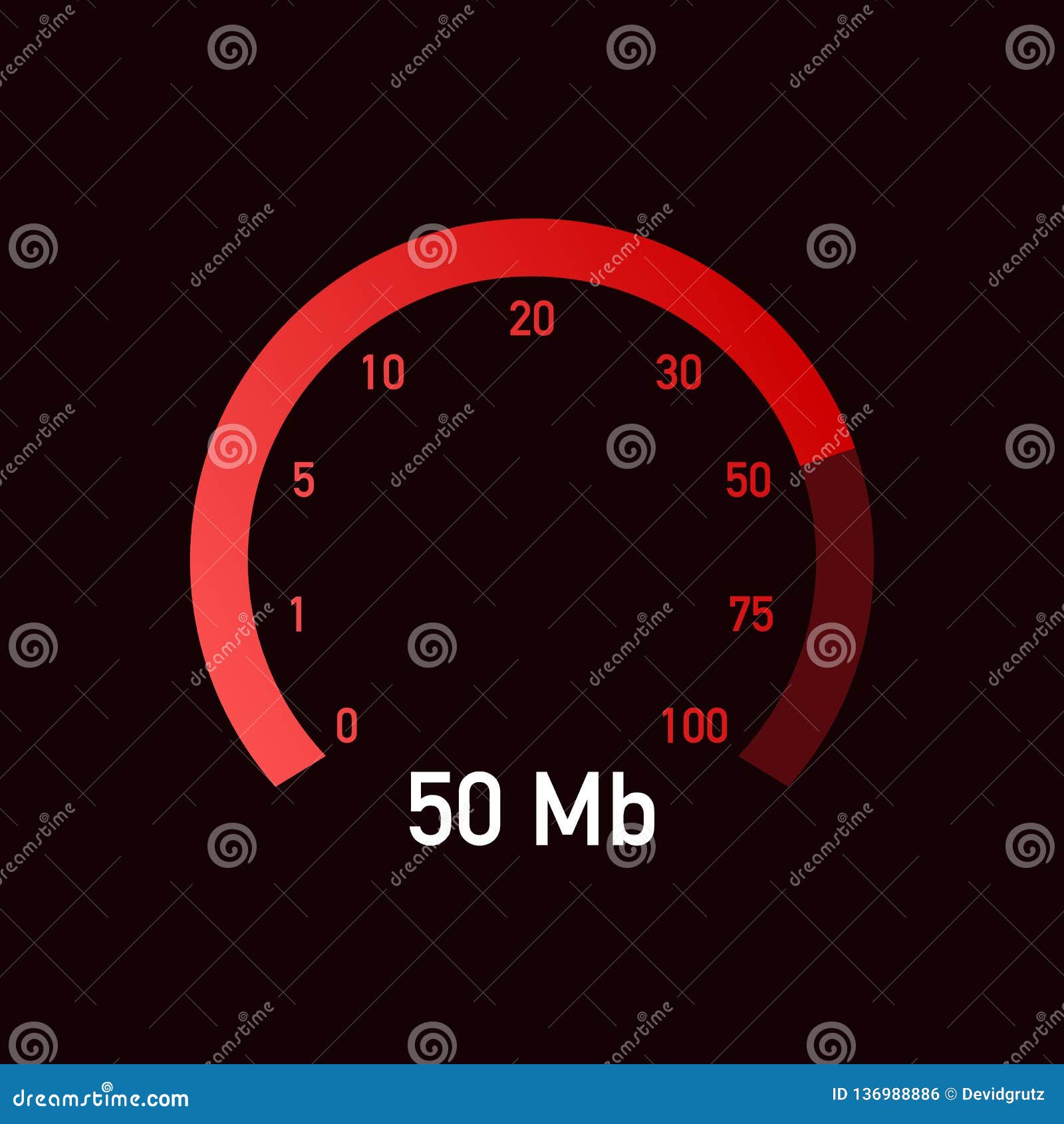 Speed Test. Speedometer Internet Speed 50 Mb. Website Speed Loading ...
