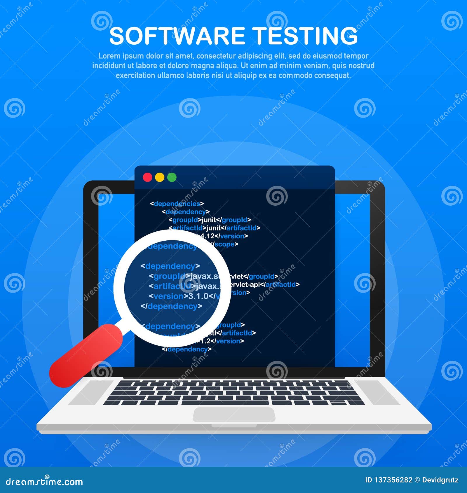 Software Testing Software Development Workflow Process Coding Testing Analysis Concept Vector 2199