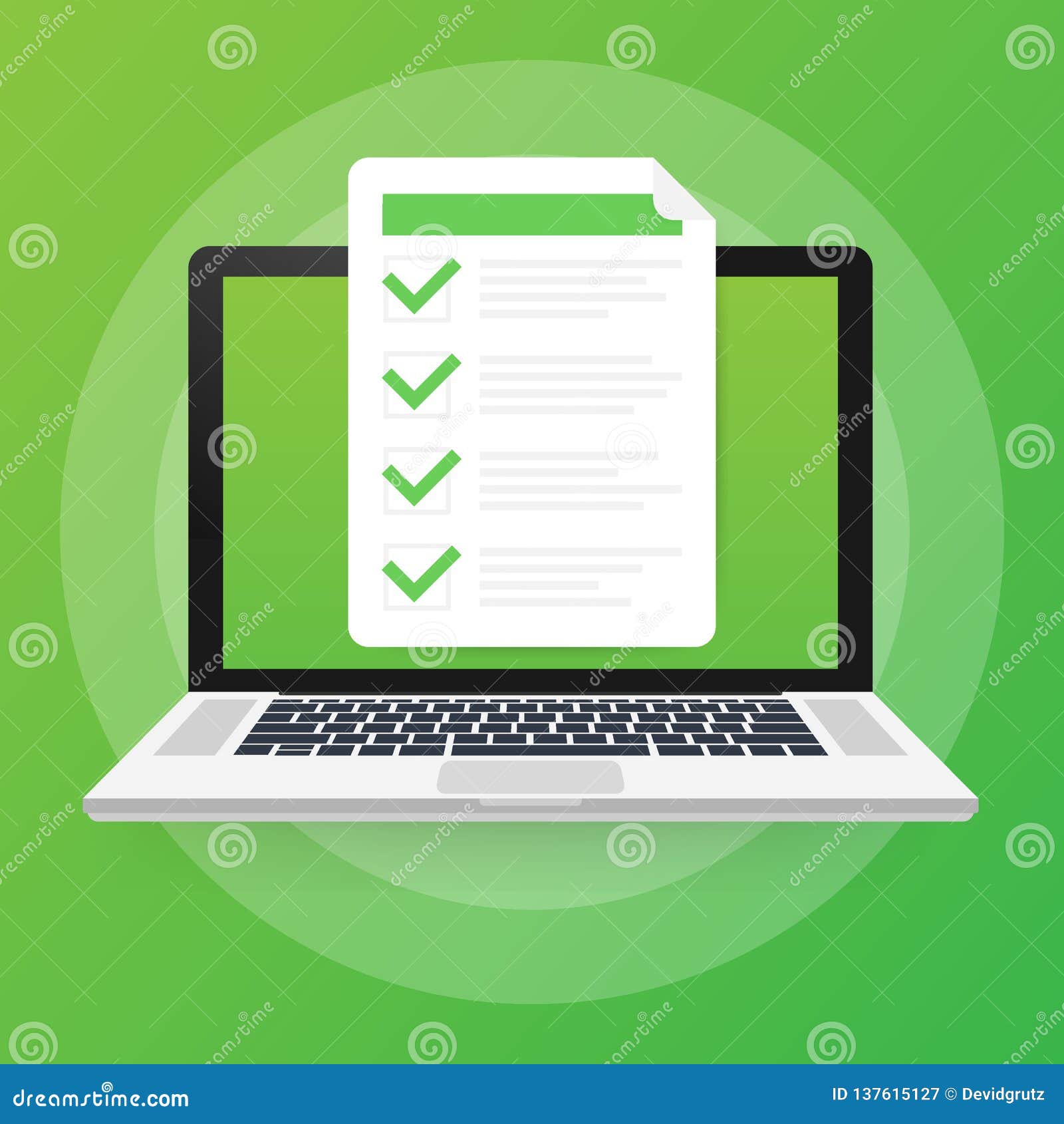 Taking Test Vector Stock Illustrations – 877 Taking Test Vector Stock ...