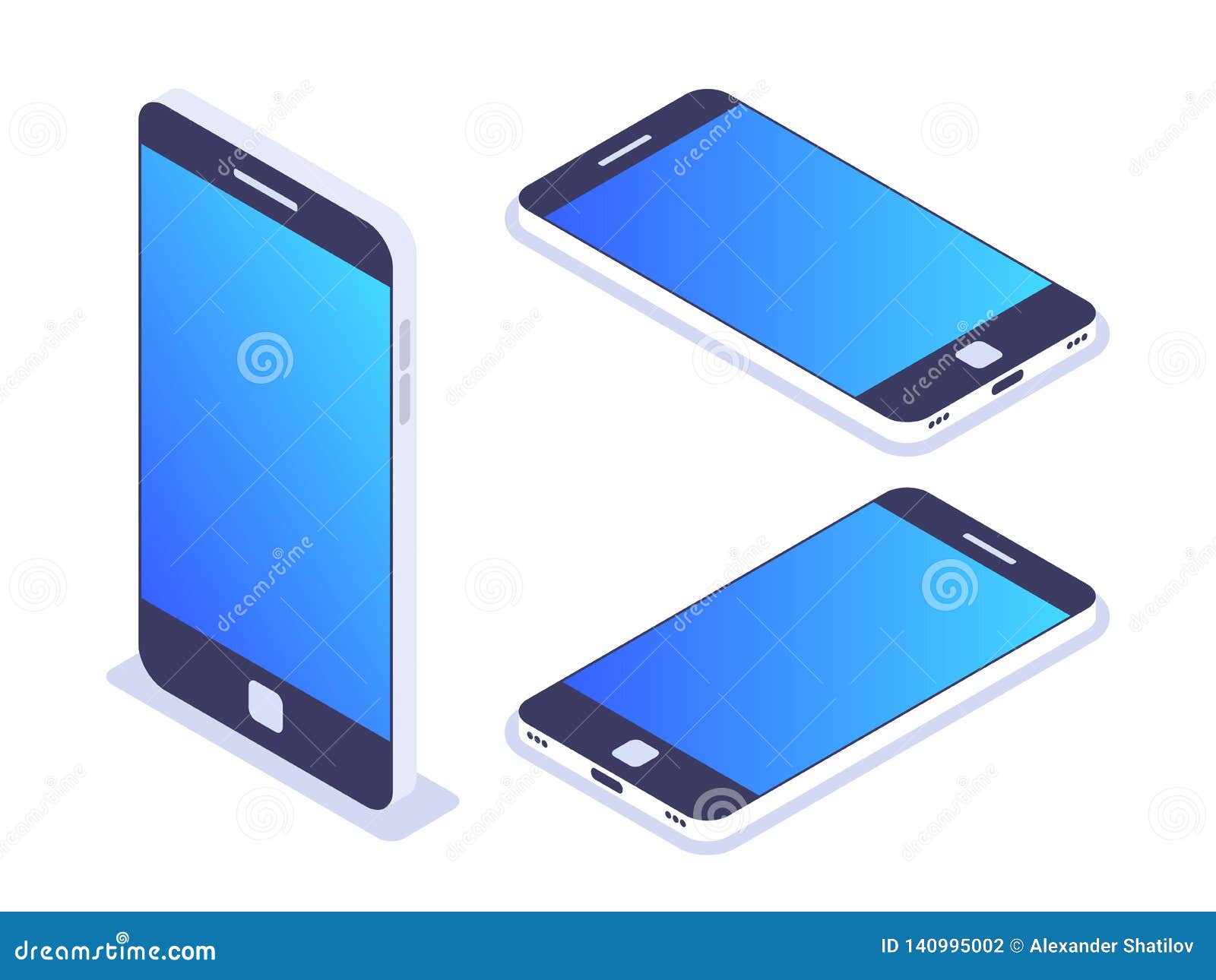 Isometric Phone Icon Cartoon Vector | CartoonDealer.com #38323953