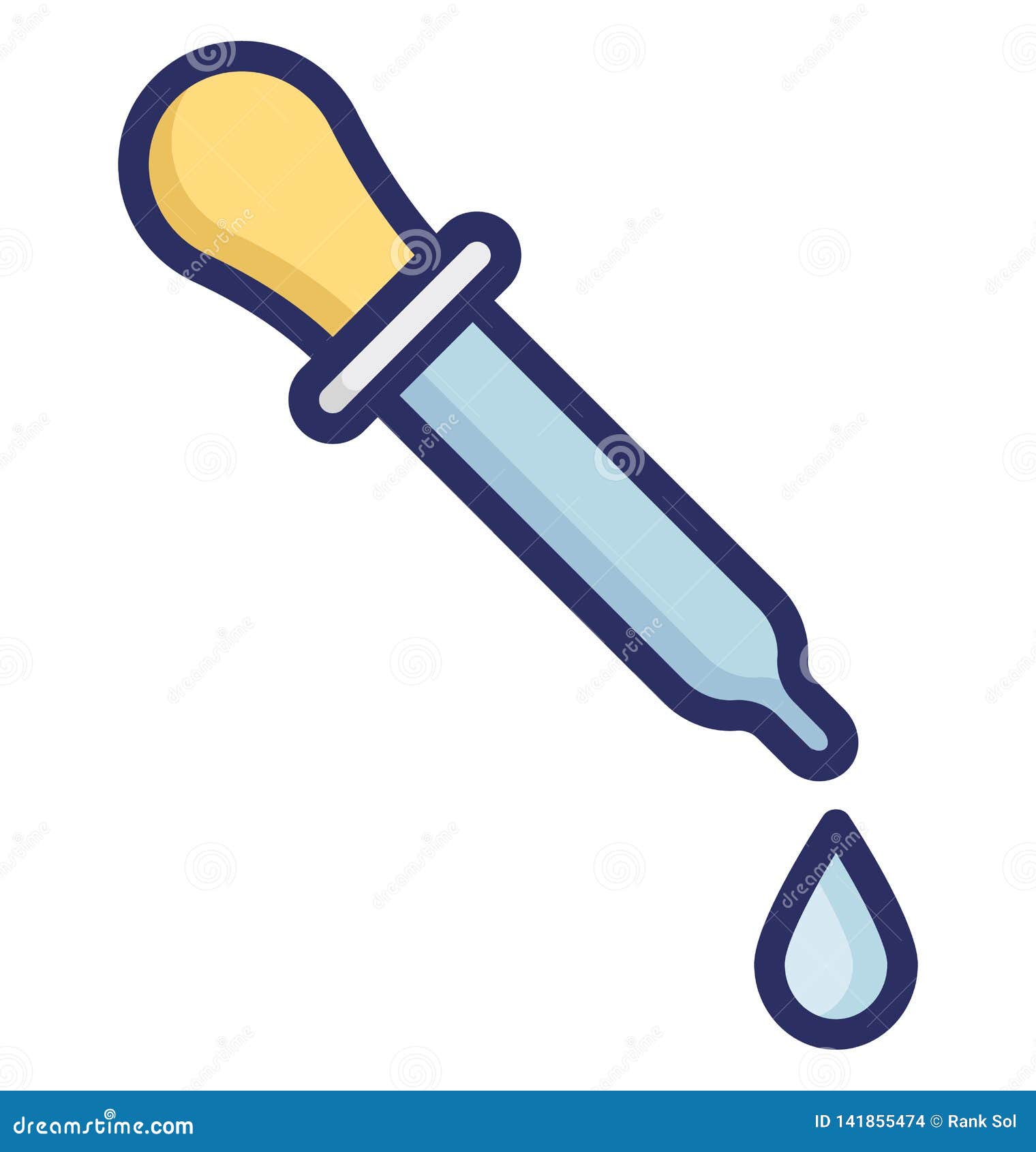 Chemical Dropper Isolated Vector Icon that Can Easily Modify or Edit ...