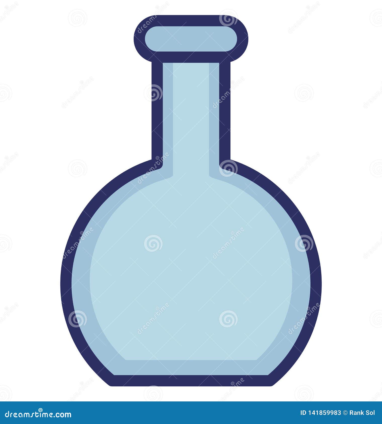 Conical Flask Isolated Vector Icon that Can Easily Modify or Edit Stock ...