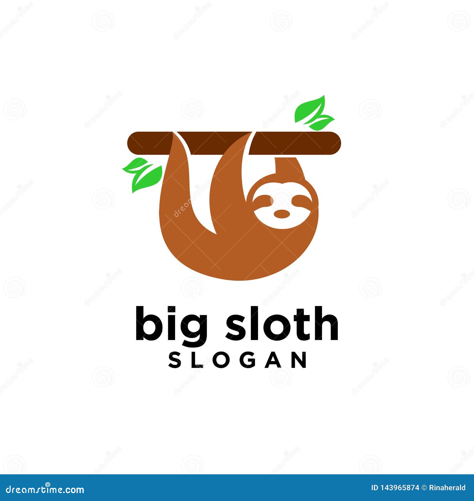 Sloth Logo Icon Designs Vector Illustration Stock Vector - Illustration ...