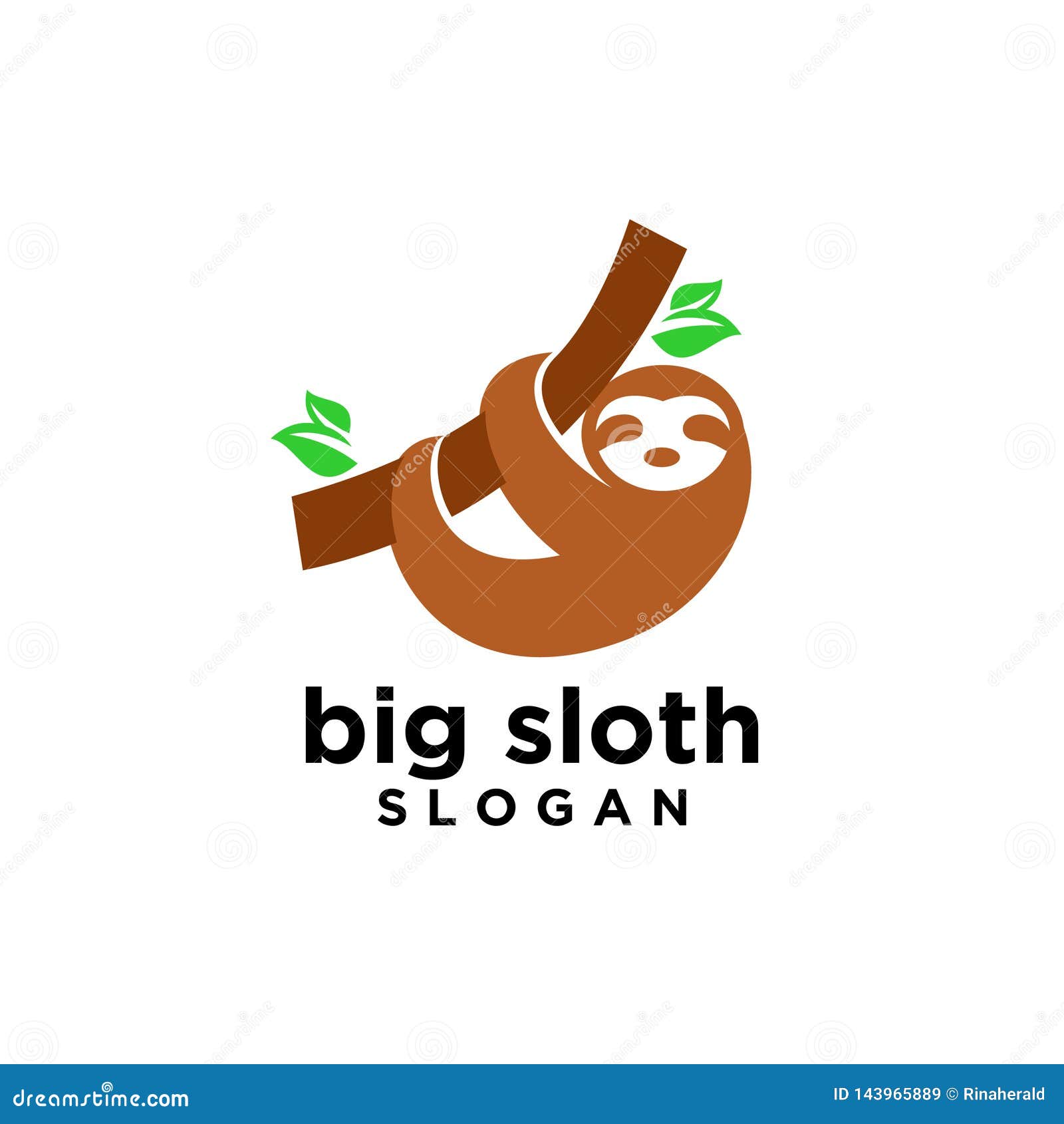 Sloth Logo Icon Designs Vector Illustration Stock Illustration ...