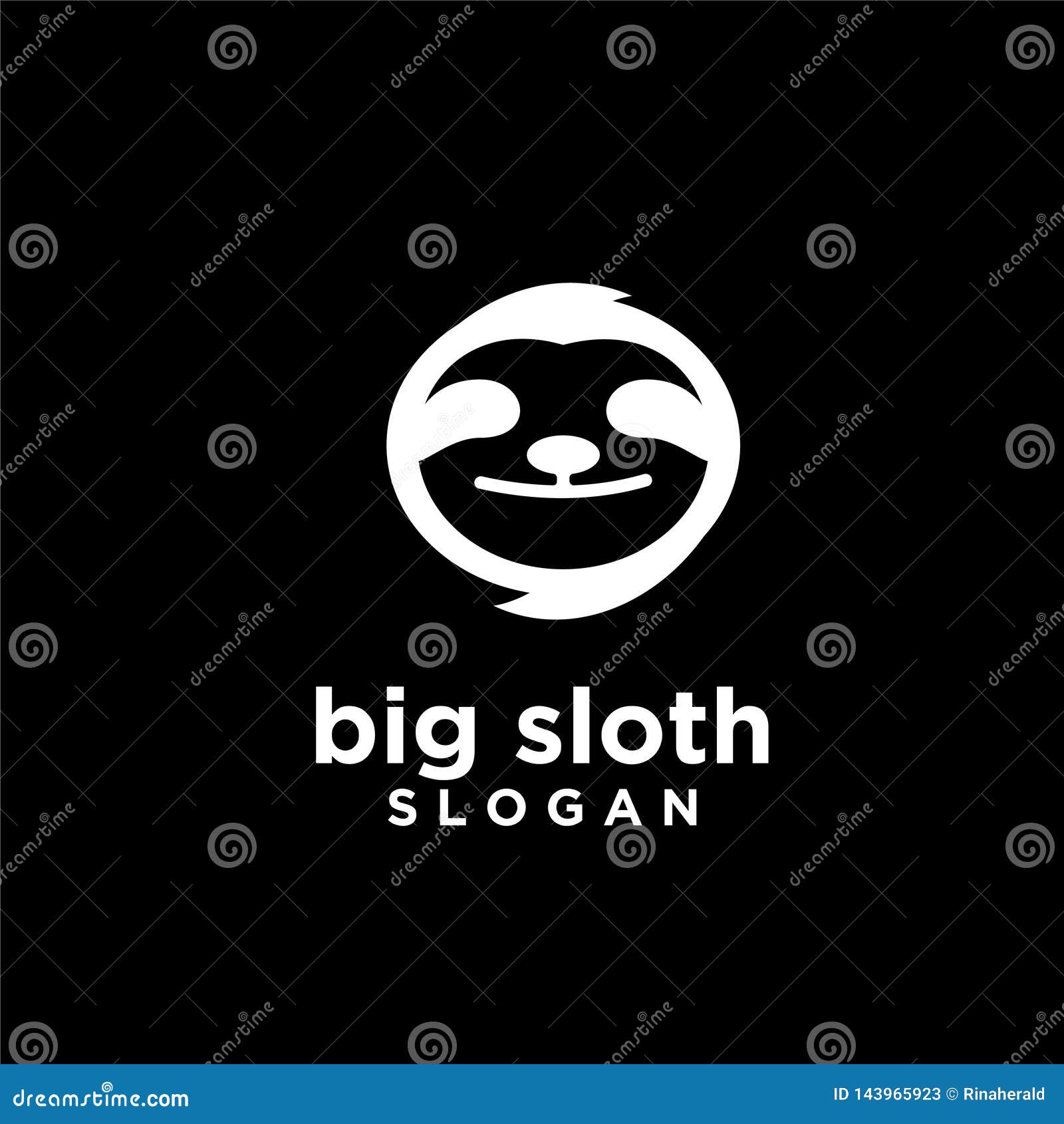 Sloth Logo Icon Designs Vector Illustration Stock Illustration ...