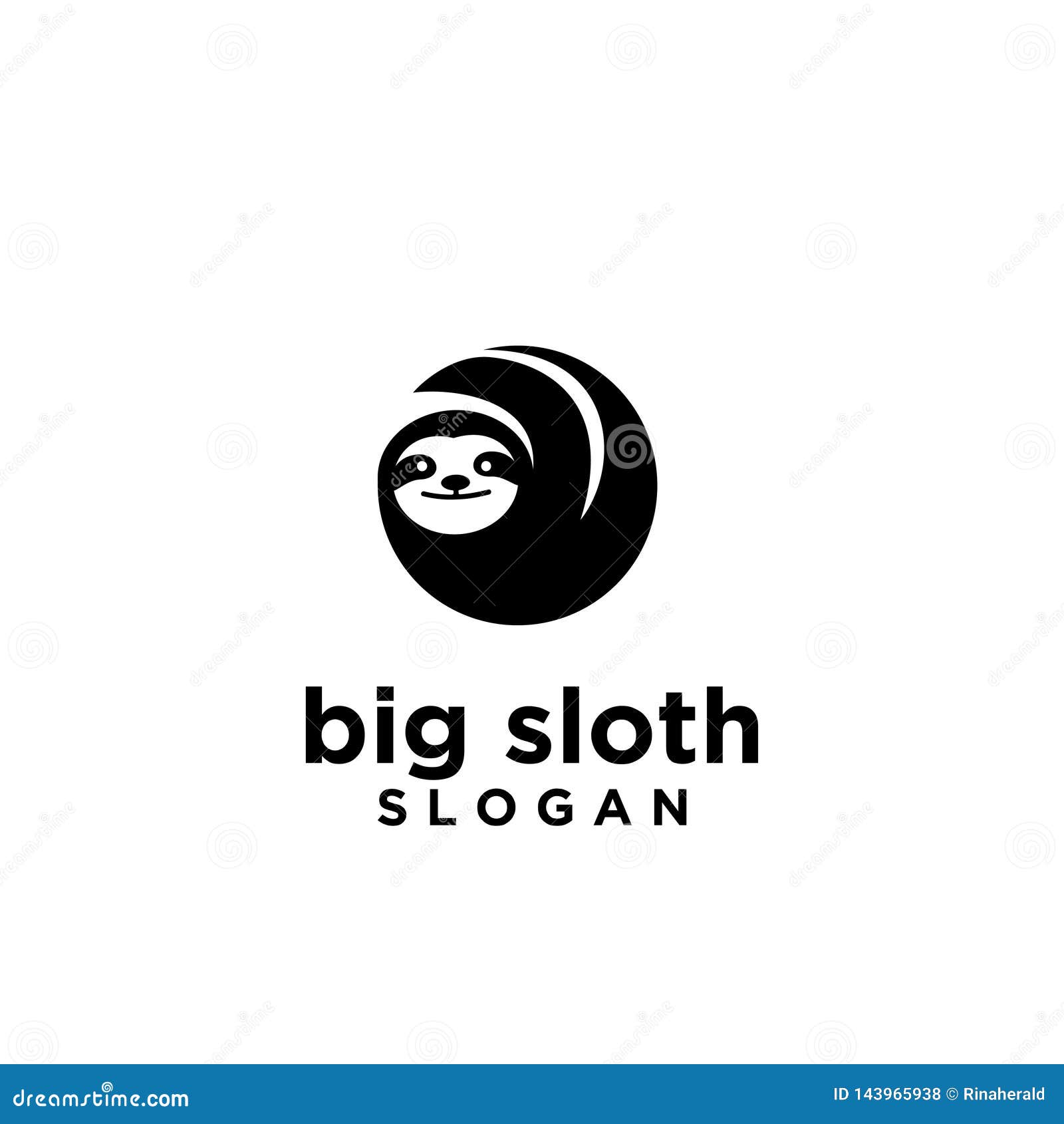 Sloth Logo Icon Designs Vector Illustration Stock Illustration ...