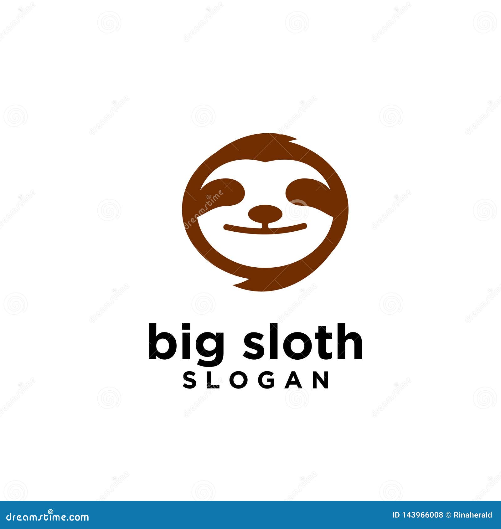 Sloth Logo Icon Designs Vector Illustration Stock Illustration ...