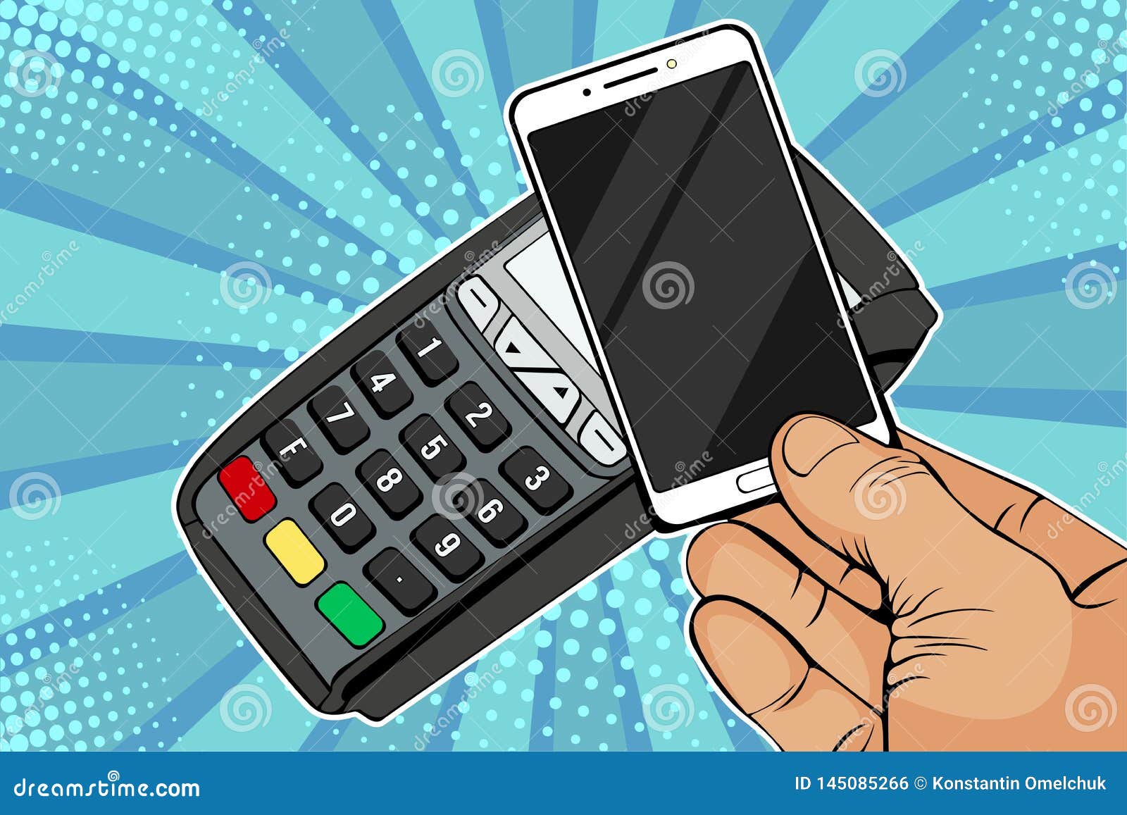 Payment Machine. Terminal Bank Payment Terminal Design Template, Mockup ...