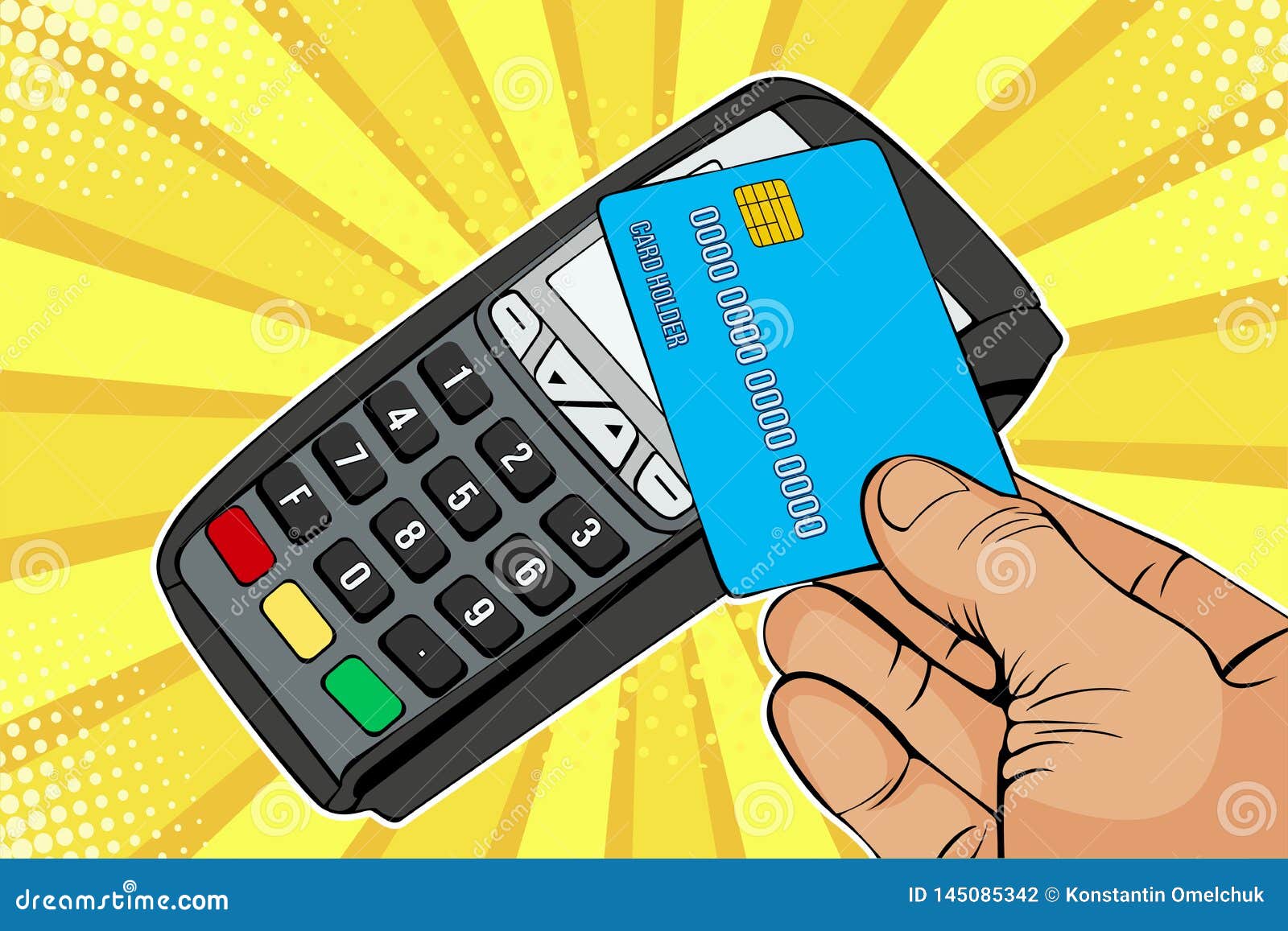 Payment Machine. Terminal Bank Payment Terminal Design Template, Mockup ...