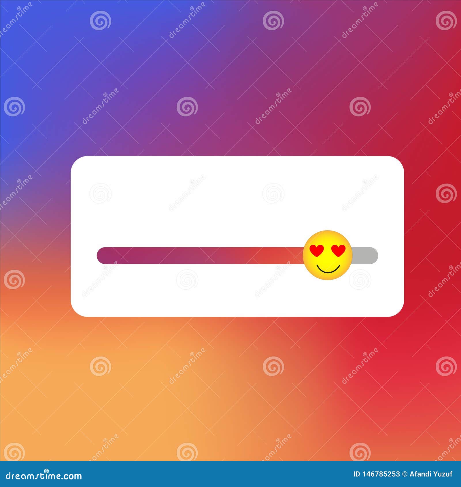 Social Media Icons Inspired by Instagram Slider Smile. Simple Element ...