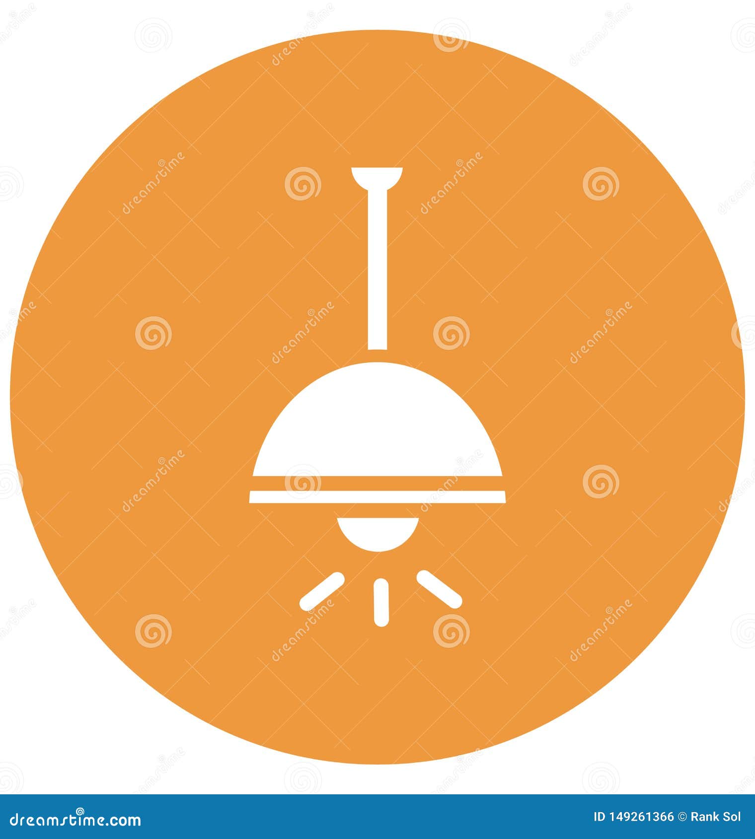 Ceiling Lamp Isolated Vector Icon Which Can Easily Modify or Edit ...