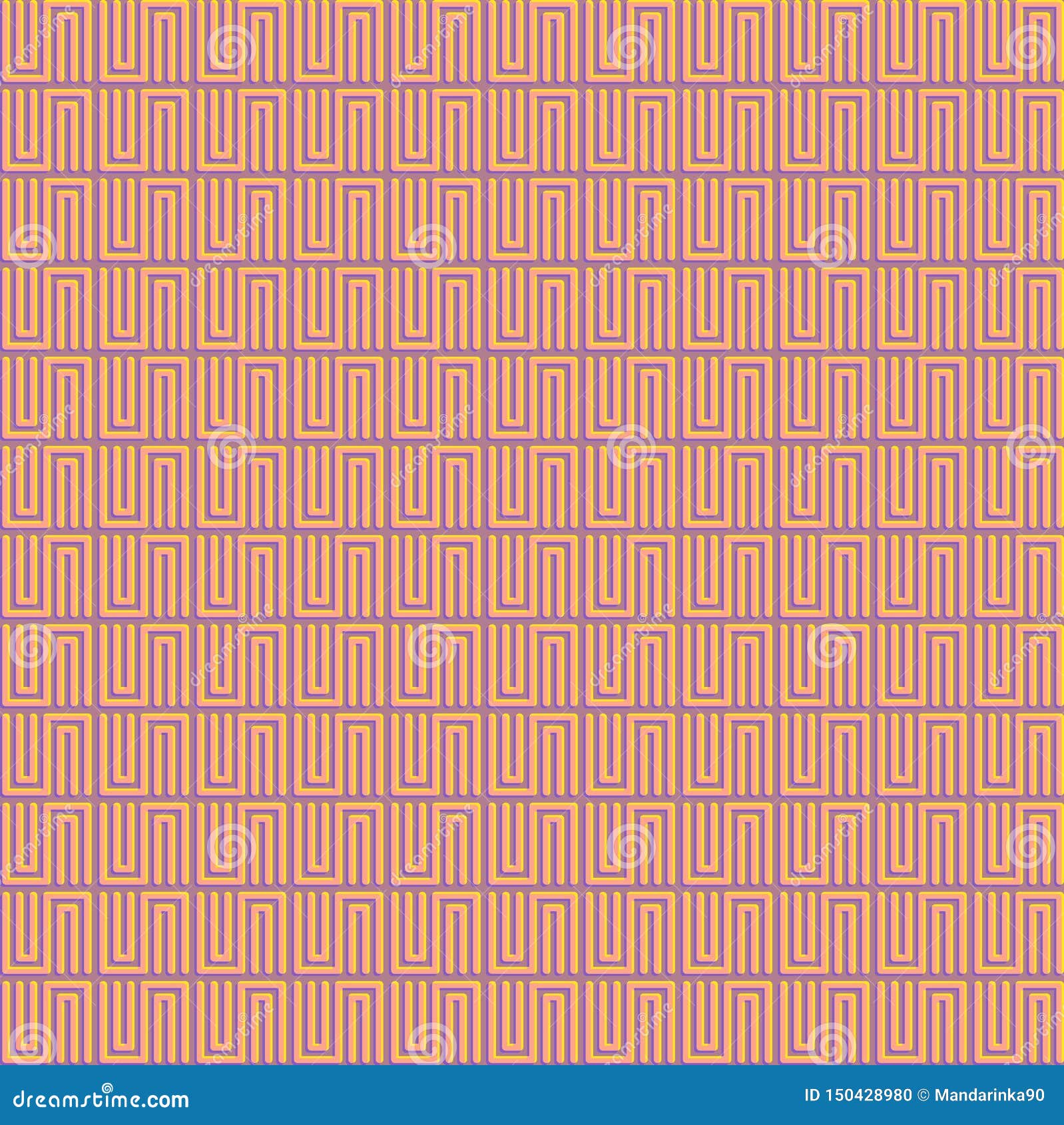 Geometric Seamless Pattern with Runes Stock Vector - Illustration of ...