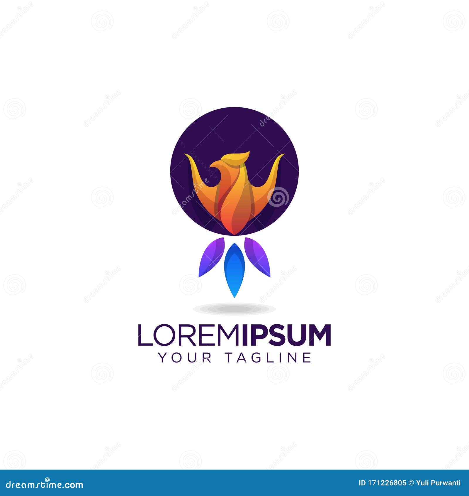 Abstract Eagle Logo Design Vector Stock Vector - Illustration of ...