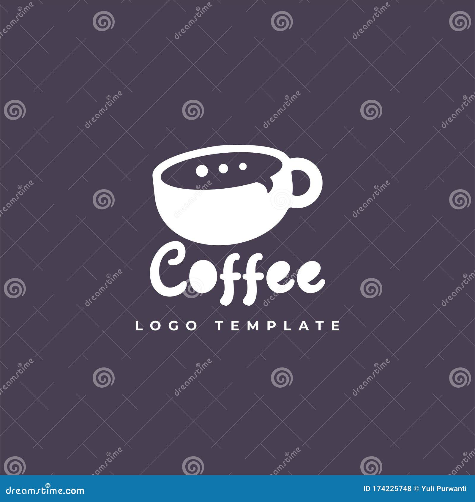 Business Coffe Chat Icon Symbol Logo Design Vector Stock Vector ...