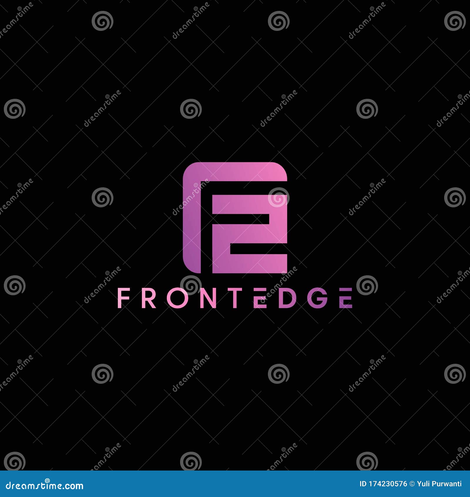 Business F2 Letter Logo Design Vector Stock Vector - Illustration of ...