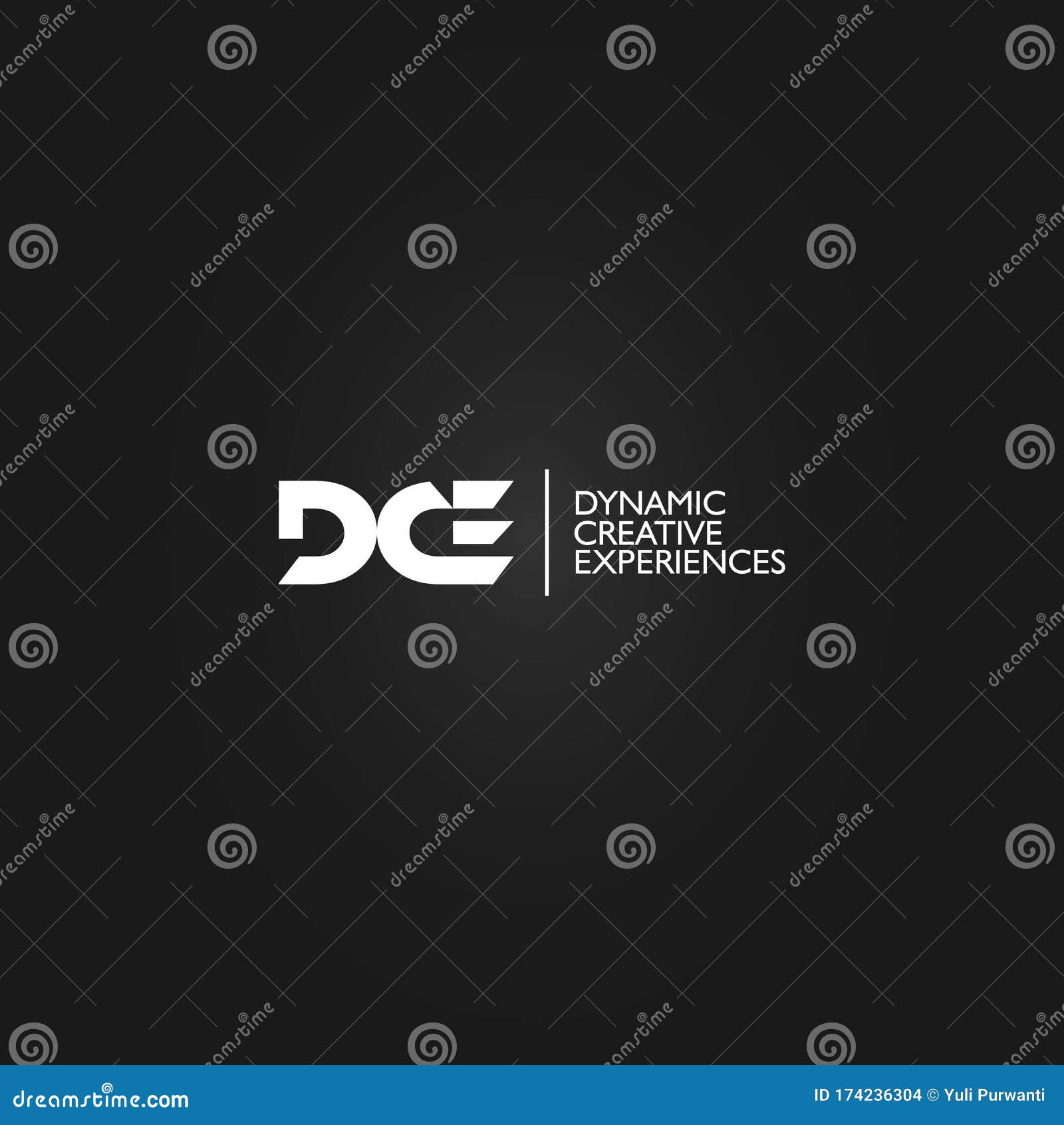 DCE Business Letter - Logo Design Vector Stock Vector - Illustration of ...