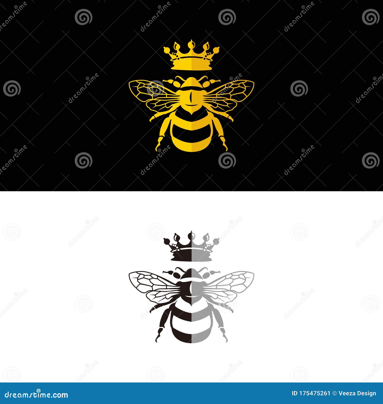 Queen Bee Logo Stock Illustrations – 1,263 Queen Bee Logo Stock ...