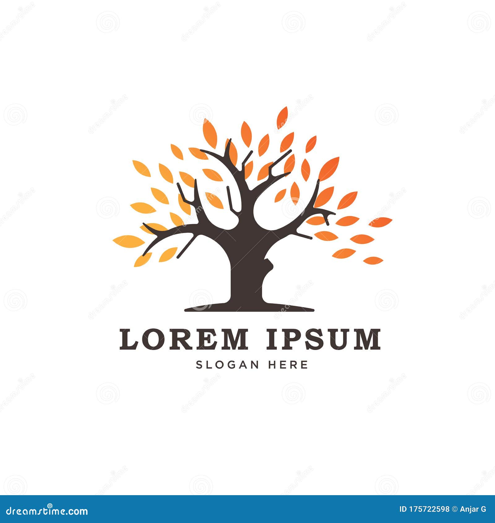 Old Tree Logo Illustration Vector Stock Vector - Illustration of sign ...