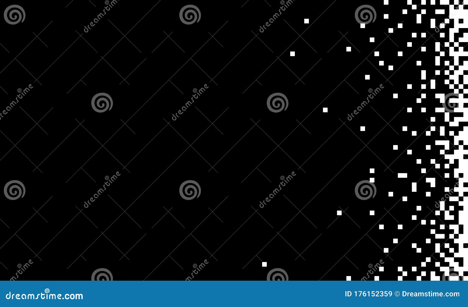 Pixels Scattered, Dissolve. Stock Vector - Illustration of background ...