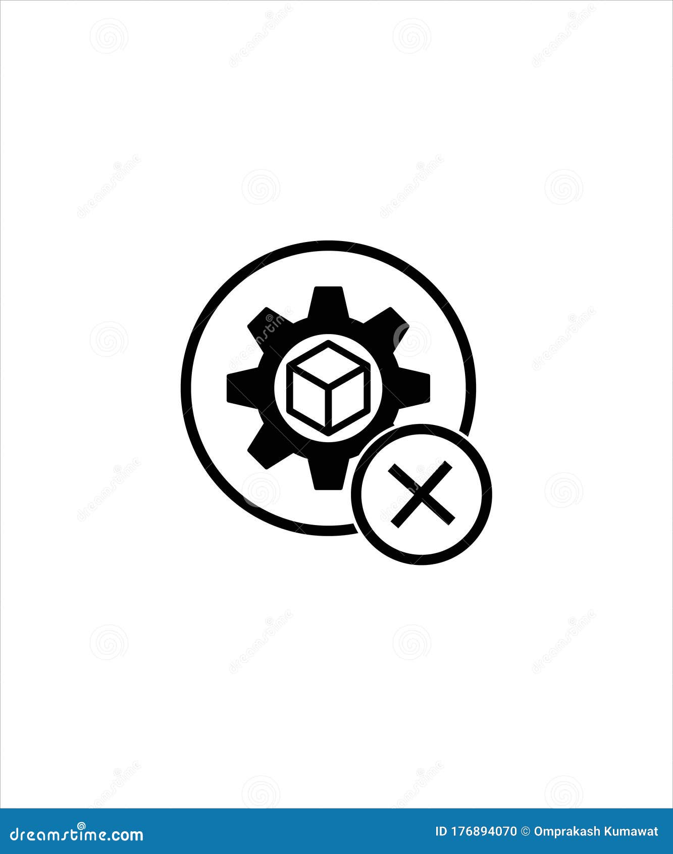 No Production Flat Icon,vector Best Illustration Design Icon. Stock ...