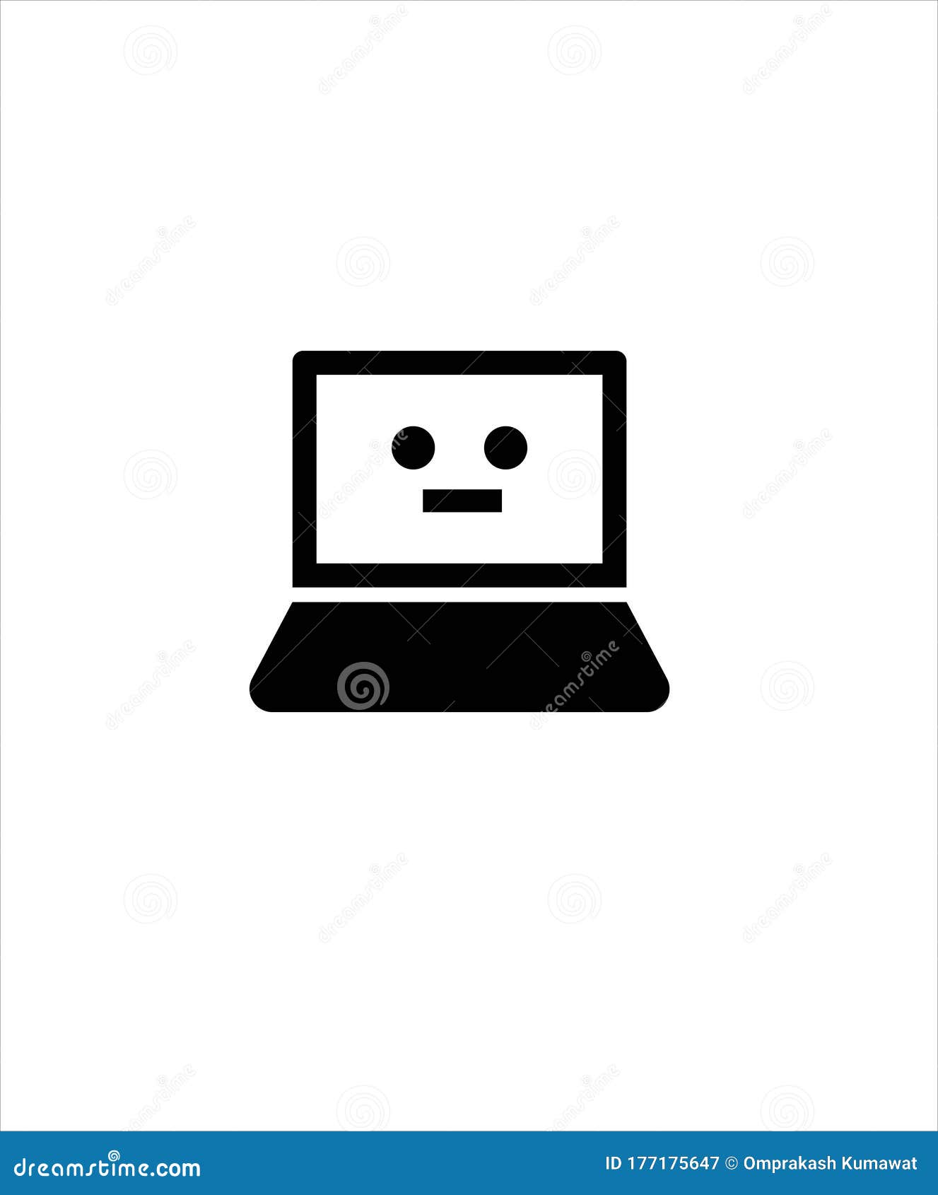 No Response Flat Icon,vector Best Illustration Design Icon. Stock ...