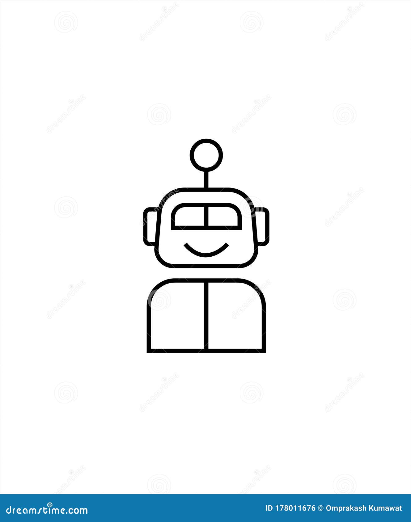 Robot Line Icon,technology Line Design Icon,vector Best Line Icon ...